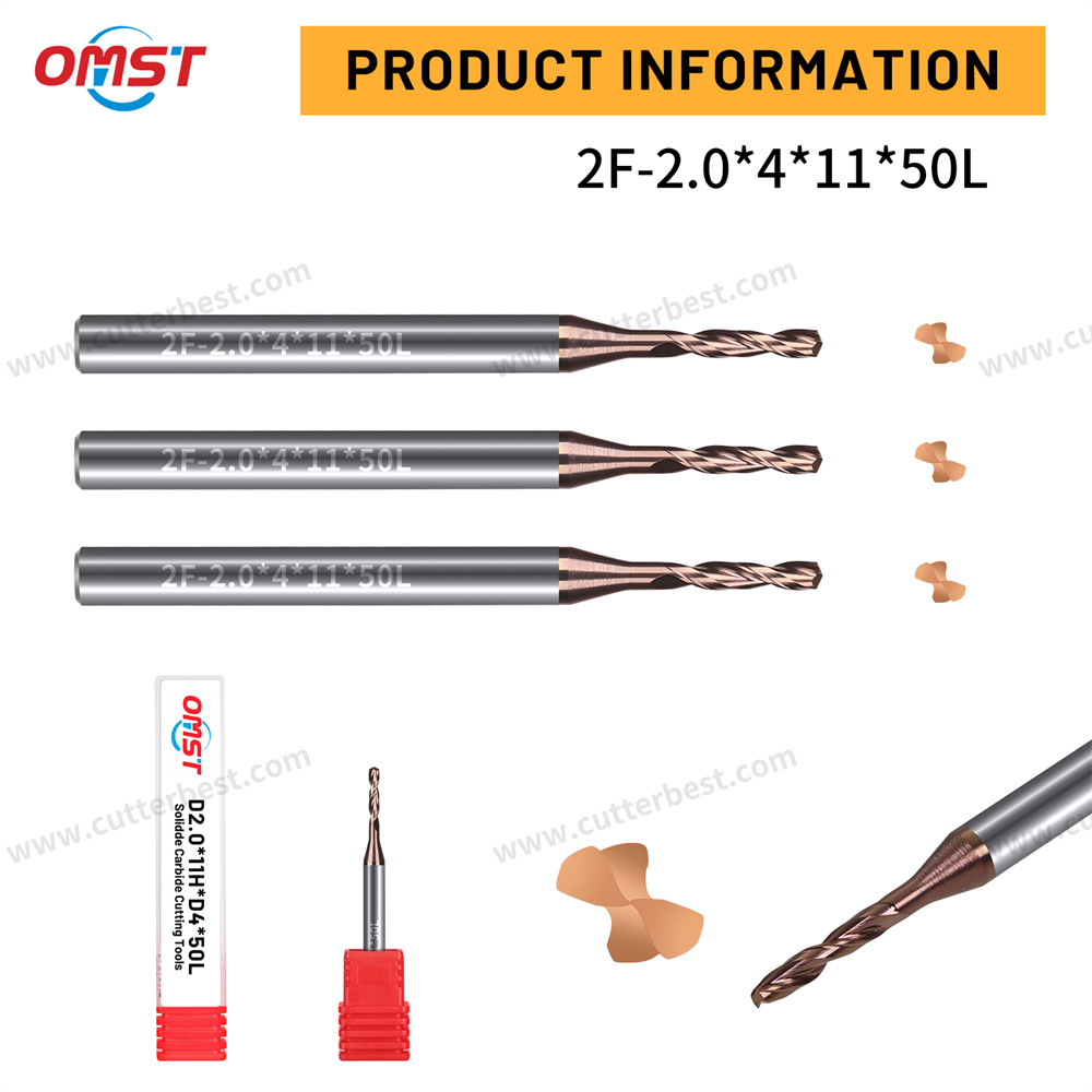 CNC Milling Cutters Carbide End Mills for Steel & Aluminum
