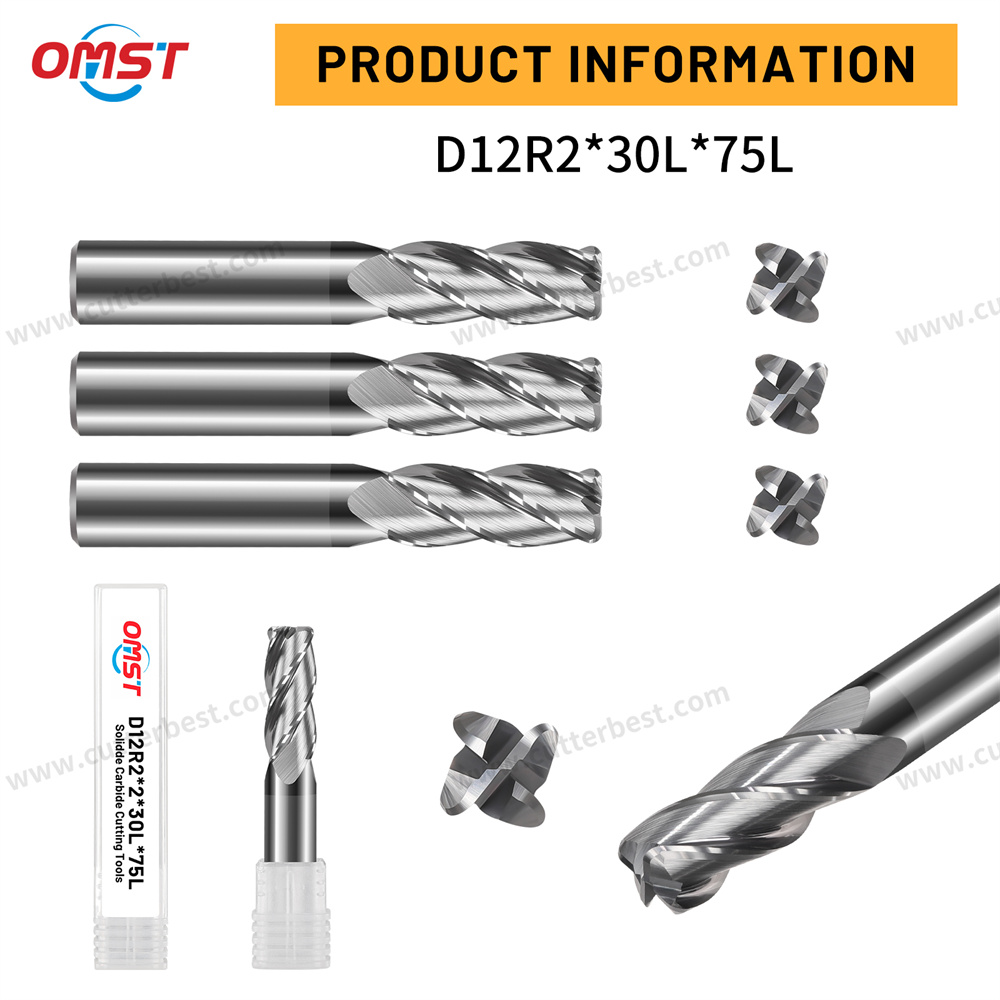 Bull Nose End Mill | Radius Milling Cutter Tools